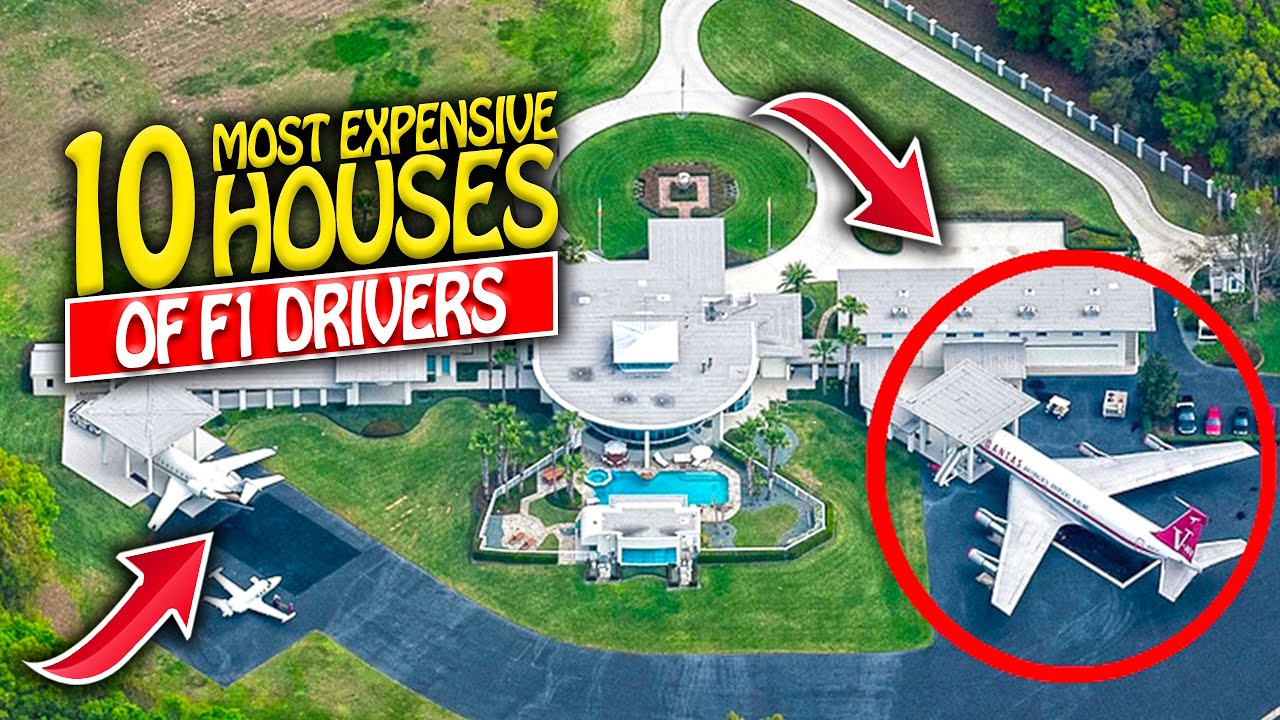 Top 10 Most Expensive Luxury Houses F1 Drivers Own II The Facts Report ...