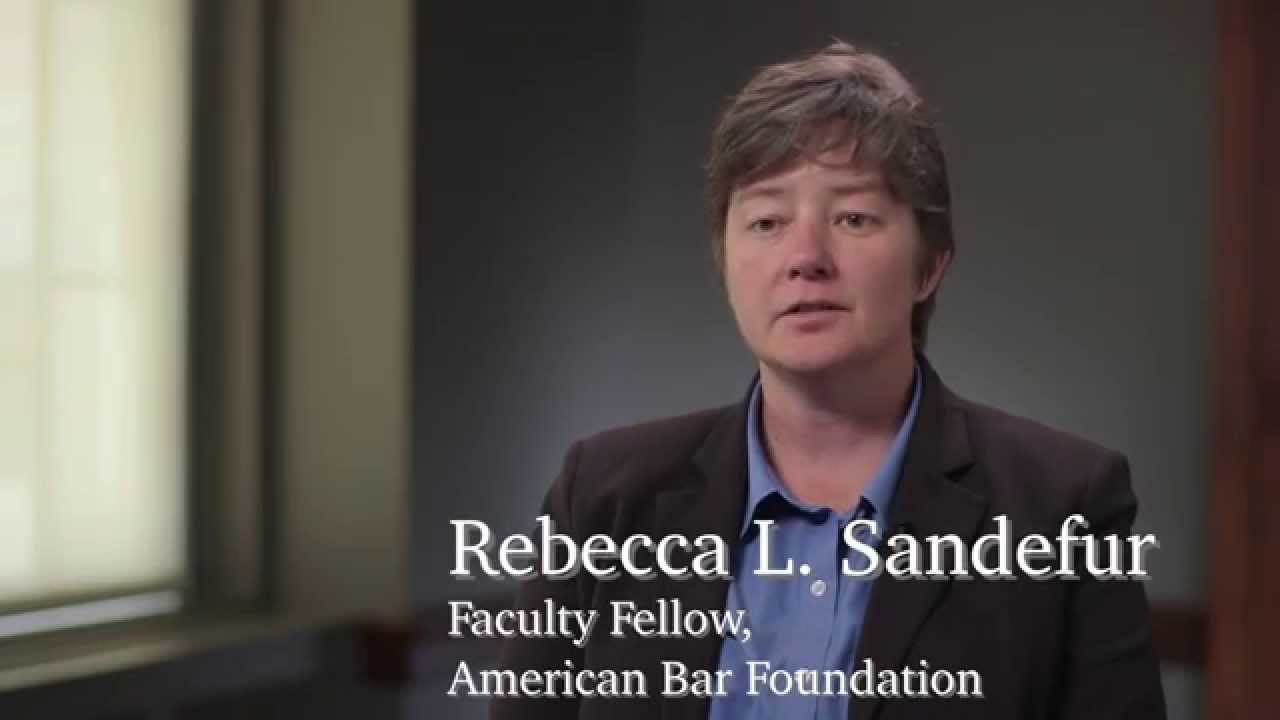 Rebecca Sandefur on Access to Justice - YouTube