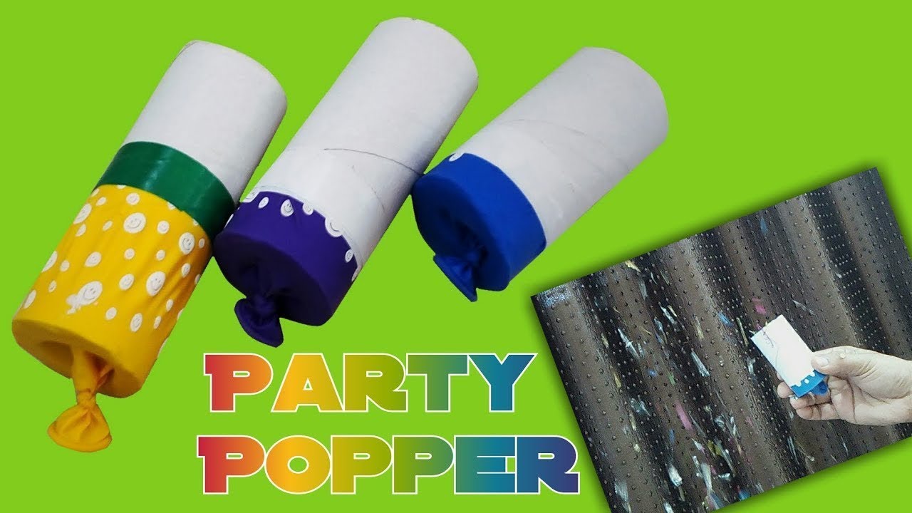 How To Make Party Popper | Party Popper | DIY Party Popper | Baloon ...