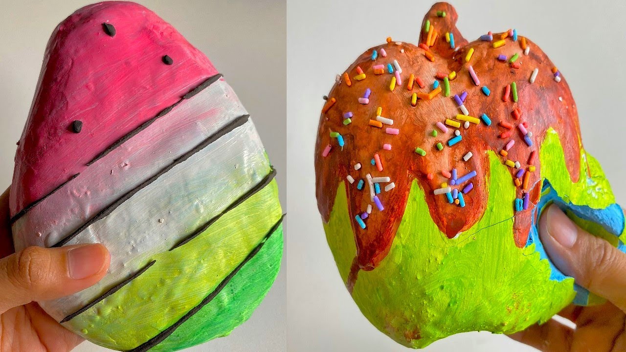 Plaster Clay Cracking & Slime ASMR Video #1112 - YouTube