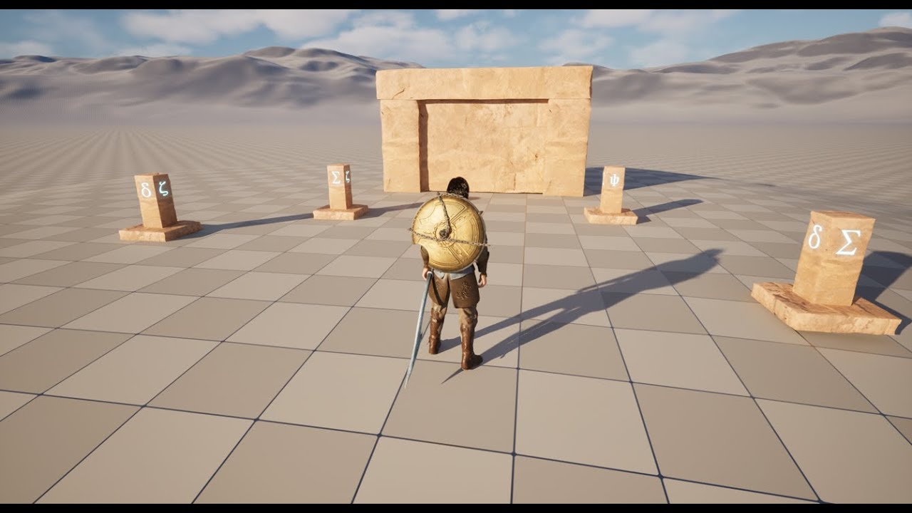 RPG Tutorial 128. Rune puzzle door Part 2 (Unreal Engine 5) - YouTube