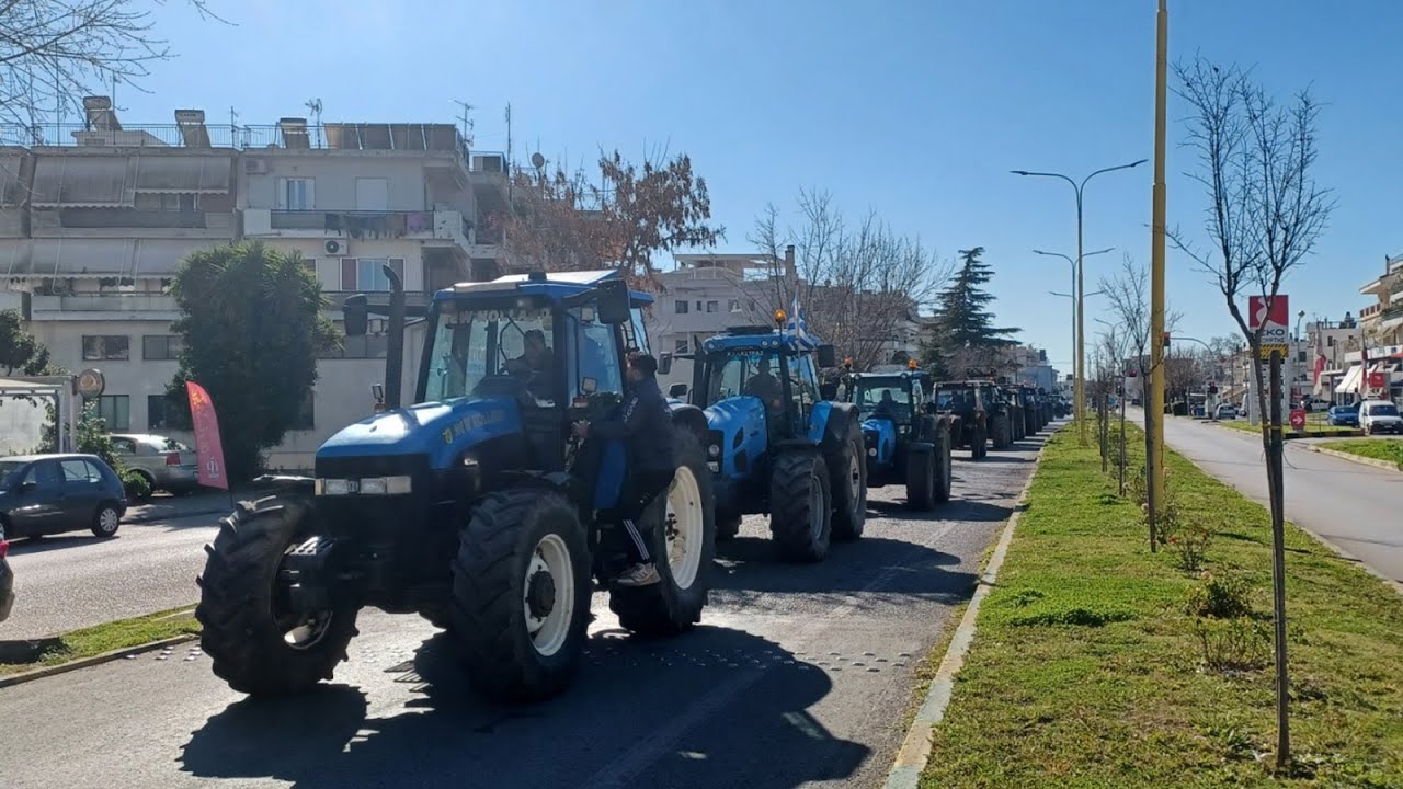 Συγκέντρωση αγροτών στη γέφυρα της Άρτας - YouTube