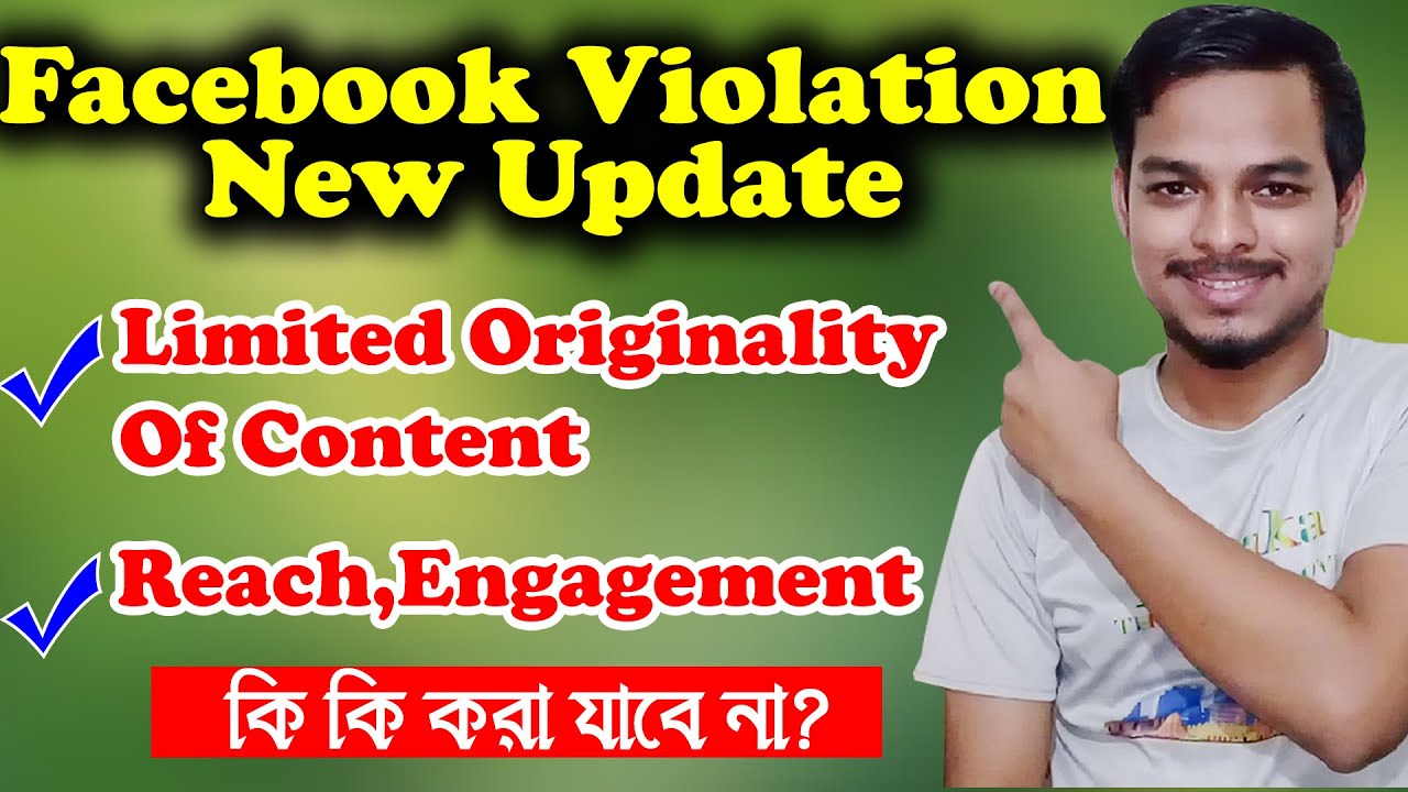 Facebook Page Violations Update | Limited Originality Of Content ...
