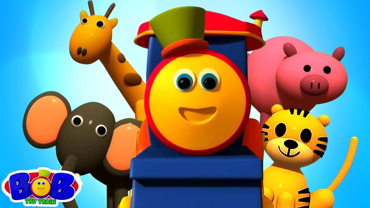 動物列車 子供向けのより楽しい学習ビデオ-Bob the train Japan - YouTube