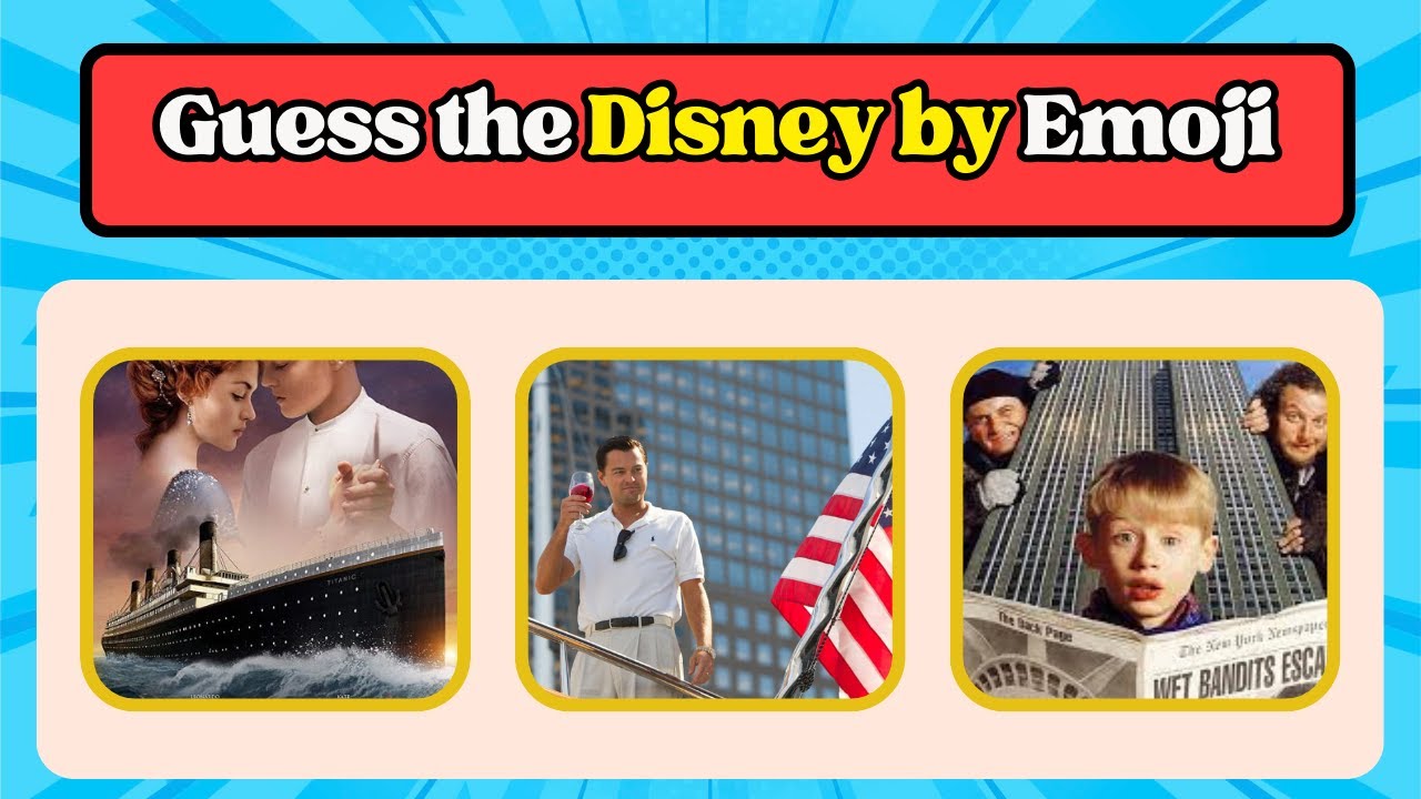 Guess the disney Movies by the Emojis 🤡 Movie Emoji Quiz - YouTube