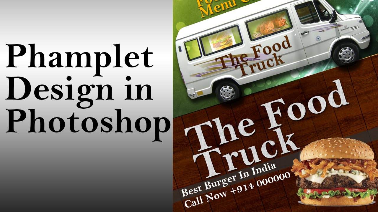 Pamphlet Design in Adobe Photoshop Part 02 - YouTube