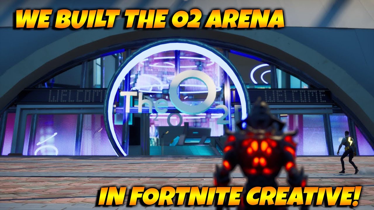 We Built The O2 Arena In Fortnite! - YouTube