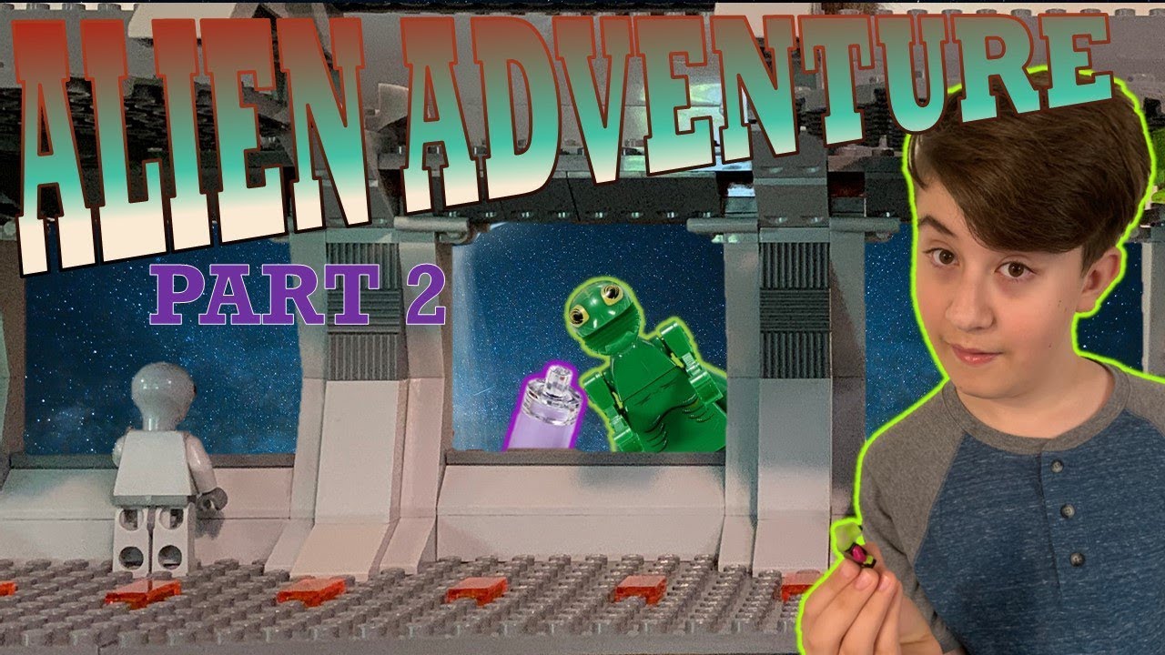LEGO Stop Motion - Alien Adventure Pt 2 - "Trouble in Space" - YouTube