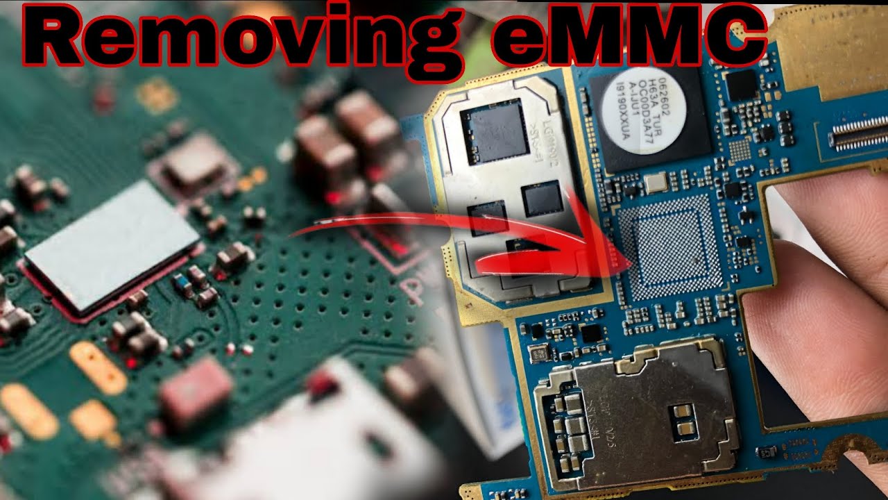 How to Remove Sumsung Phone eMMC | Full Repairing Process - YouTube