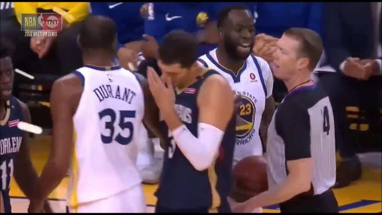 Draymond Green Rajon Rondo go at it Again in Game 5 Warriors Pelicans ...