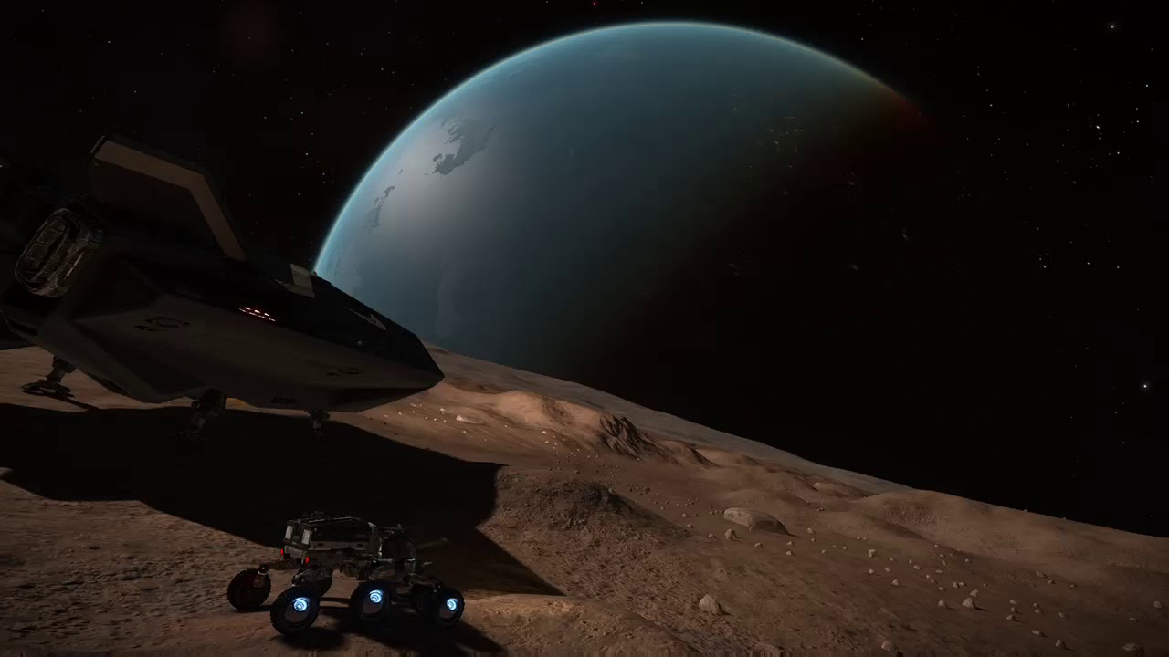 Elite Dangerous - Moon Very Close To His Planet - YouTube