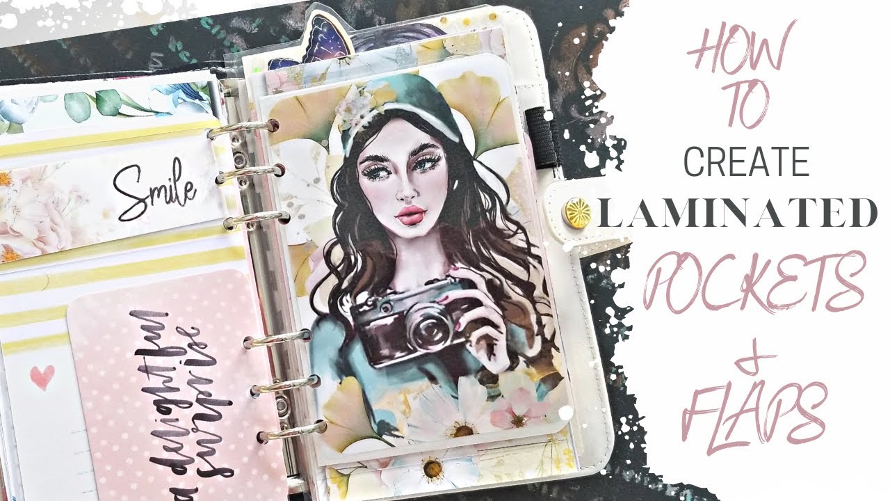 How to Create Laminated Pockets & Flaps - YouTube
