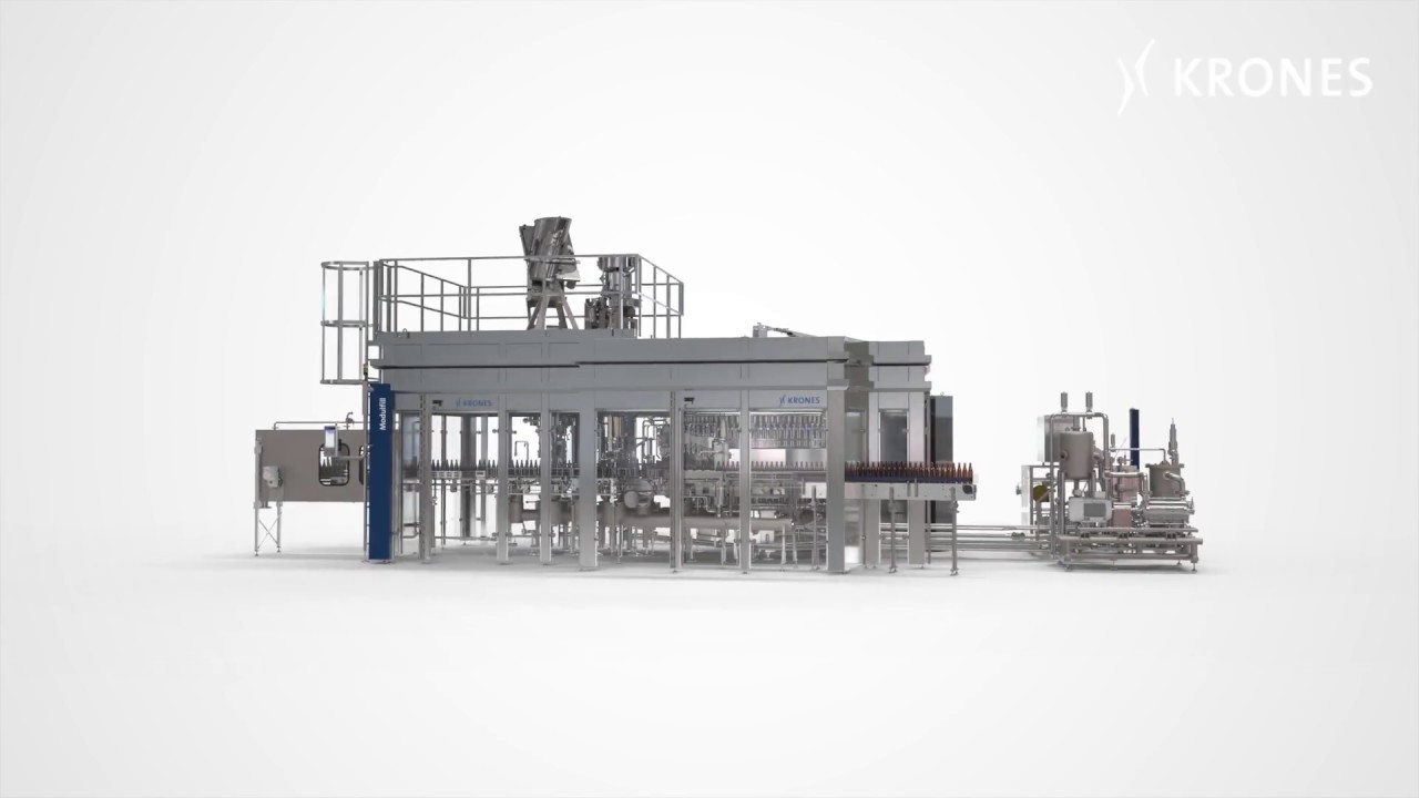 Upgrade for Krones beer filler (Modulfill HES) - YouTube