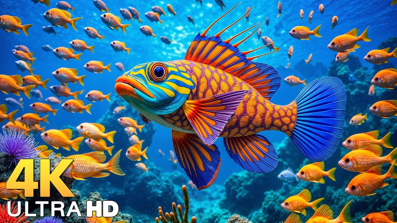 Marvel at Sea Animal in The Best 4K ULTRA HD Aquarium-Dive Into The ...