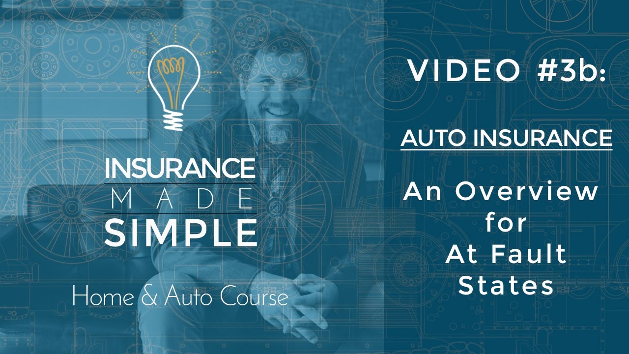 Auto Insurance 101- At Fault States - YouTube