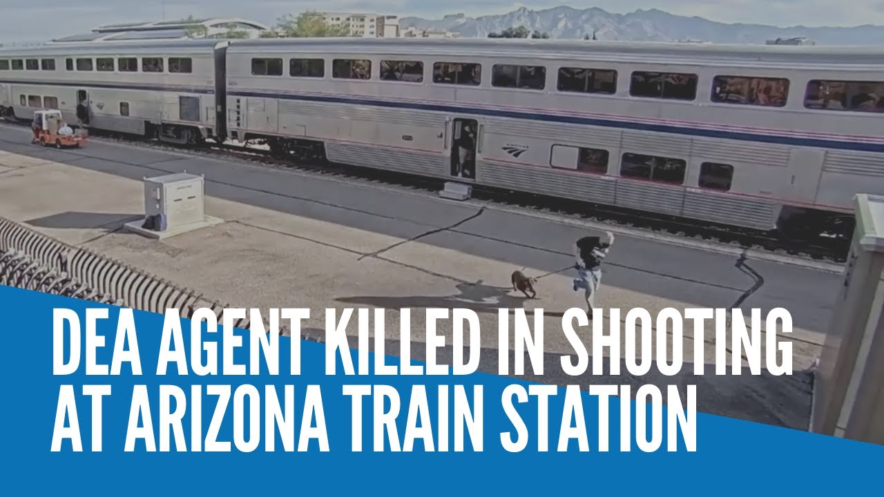 DEA agent killed in shooting at Arizona train station - YouTube
