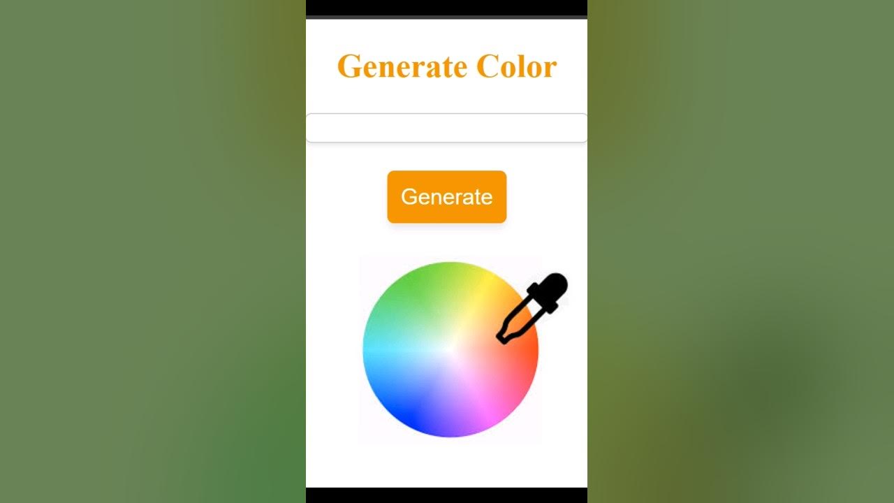 850 Tricks Color Generator Html Css Js Tricks Javascript Webdevelopment Codingtips Youtube
