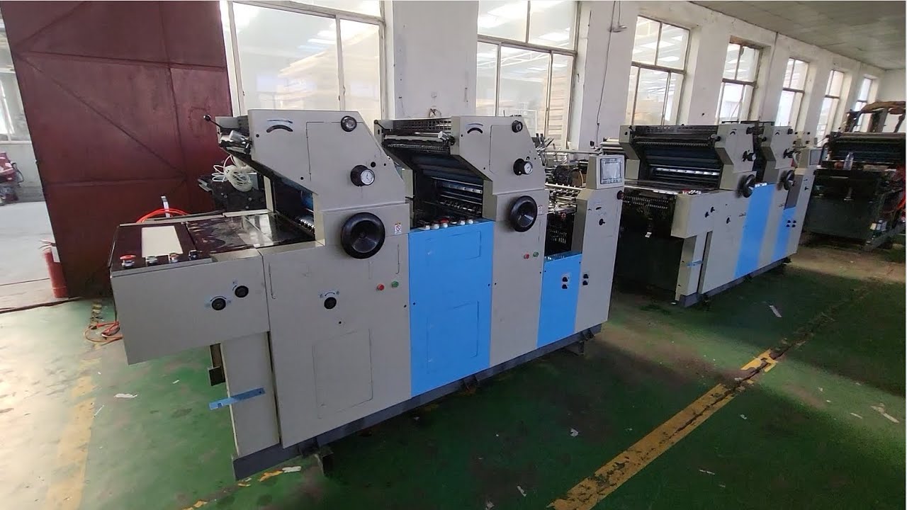 2 COLOR OFFSET PRINTING MACHINE UNITS TYPE 620X450MM SIZE ZR262II 2 ...