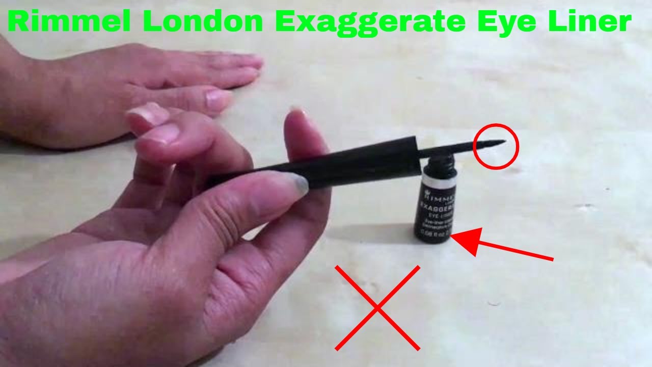 How To Use Rimmel London Exaggerate Eye Liner Review - YouTube