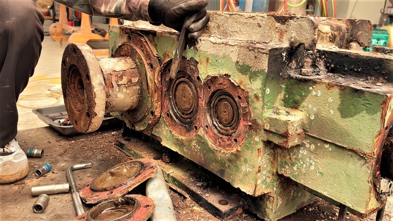 Large Size Winch Restoration Project Successful // Restoration Skills ...