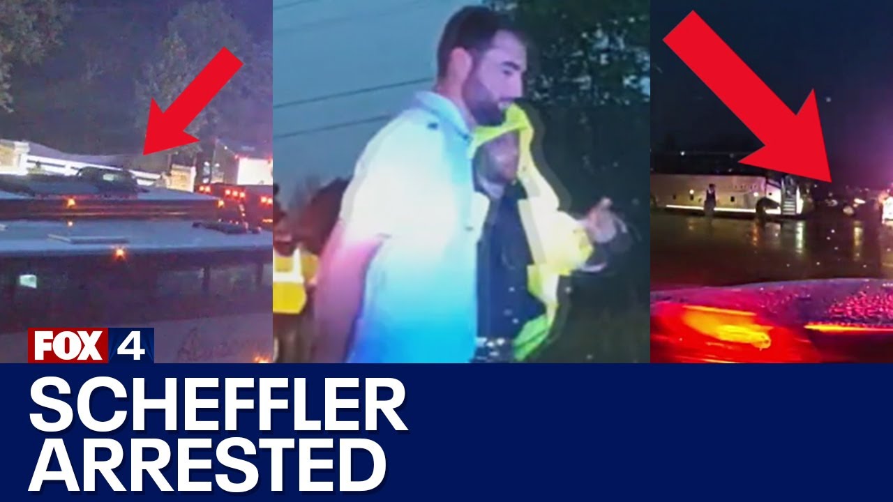 Scottie Scheffler arrest video released - YouTube