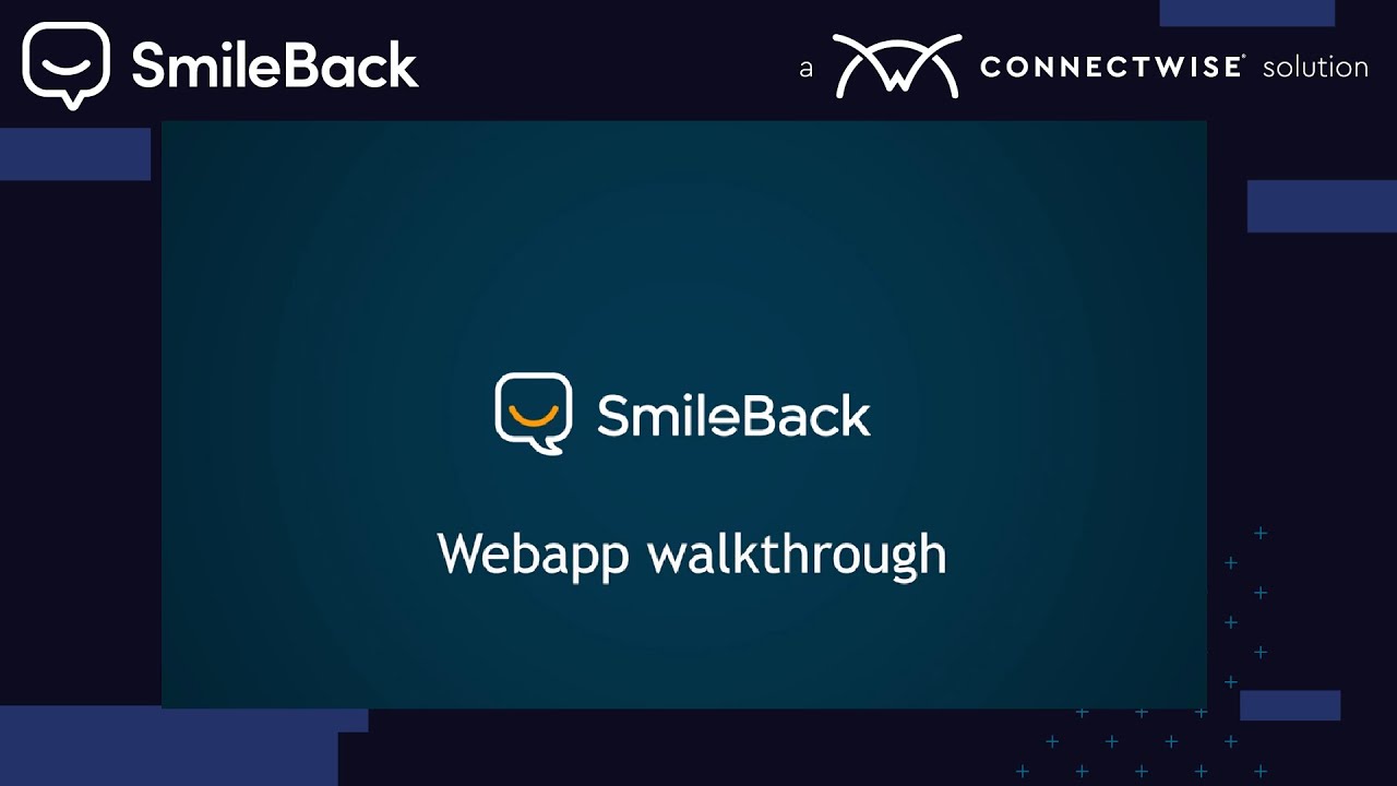 The SmileBack WebApp - Walkthrough - YouTube