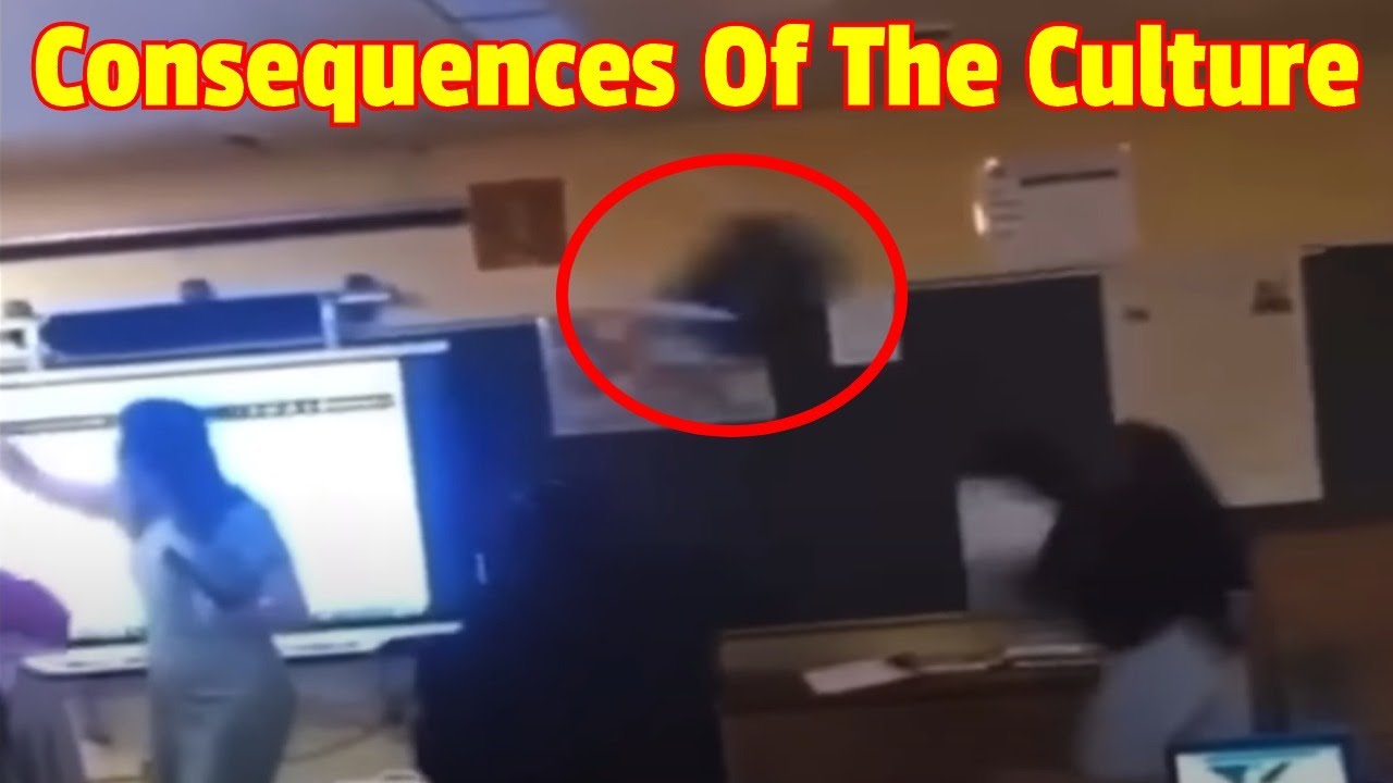 High School Student KNOCKS OUT Teacher With A Chair - YouTube