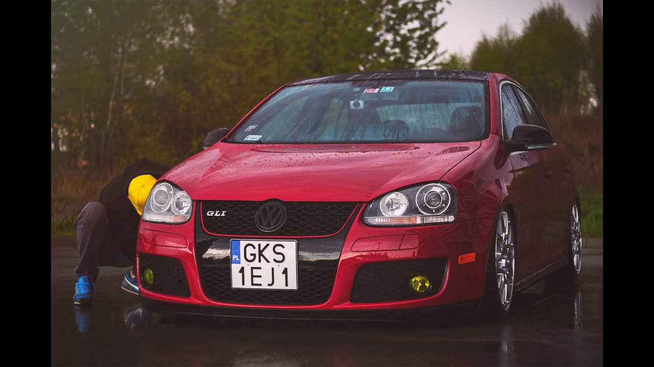 Bagged Jetta MK5 / trailer - YouTube