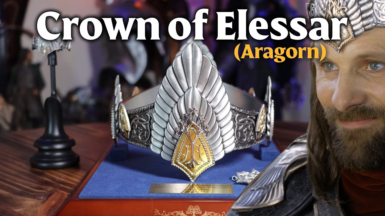 The Crown of Elessar (Aragorn) by The Noble Collection Unboxing & Review from The Lord of the ...