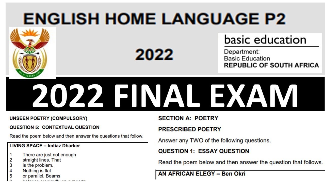 ENGLISH P.2 FINAL EXAM 2022 GRADE 12: GET ANSWERED - YouTube
