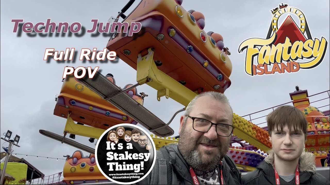 Techno Jump at Fantasy island, Full Ride POV #itsastakesything - YouTube