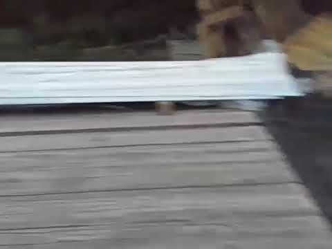Unloading Good Roofing Tin 9 25 17 - YouTube