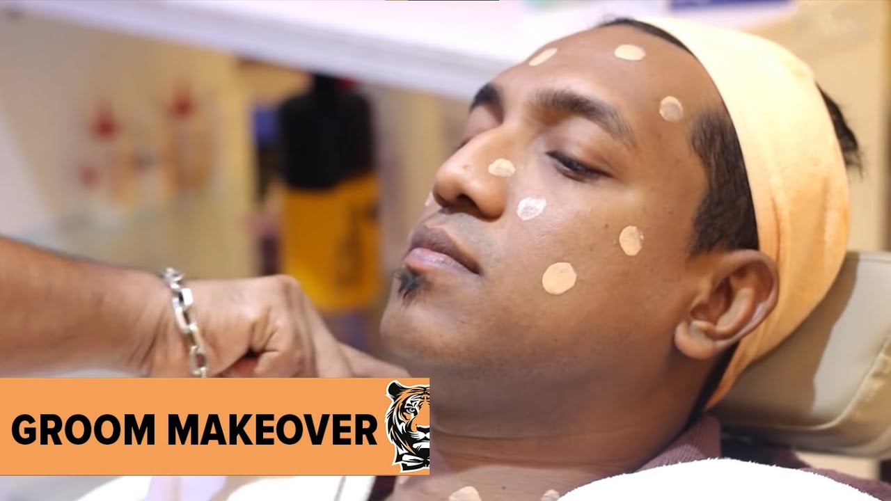 GROOM MAKEOVER I MAKEUP FOR MEN - YouTube