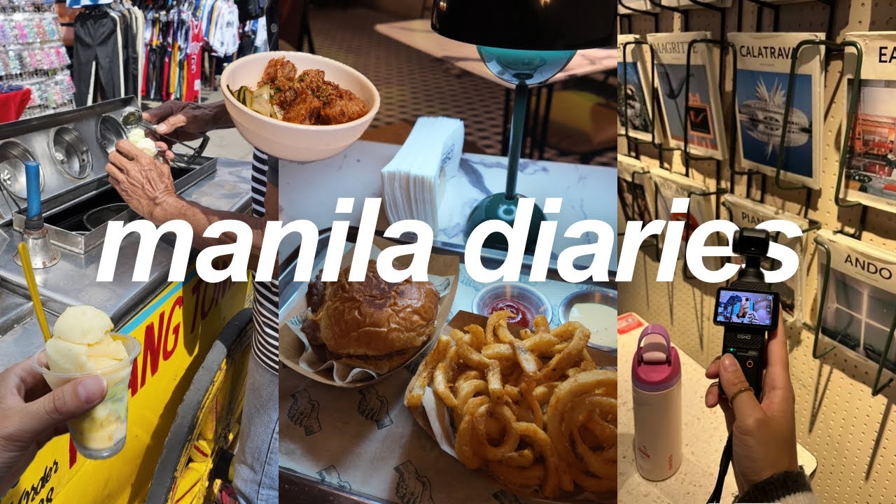 manila diaries🍦🍔 pabili po flea market, sunnies cafe, scratch smash ...