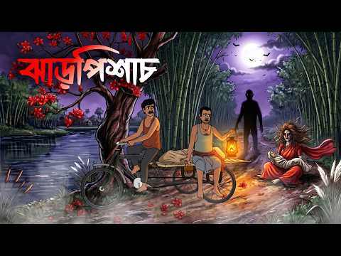 ঝাড়পিশাচ | Jharpishach | Grambanglar Bhuter Cartoon | Vuter Golpo | Bengali Horror Story
