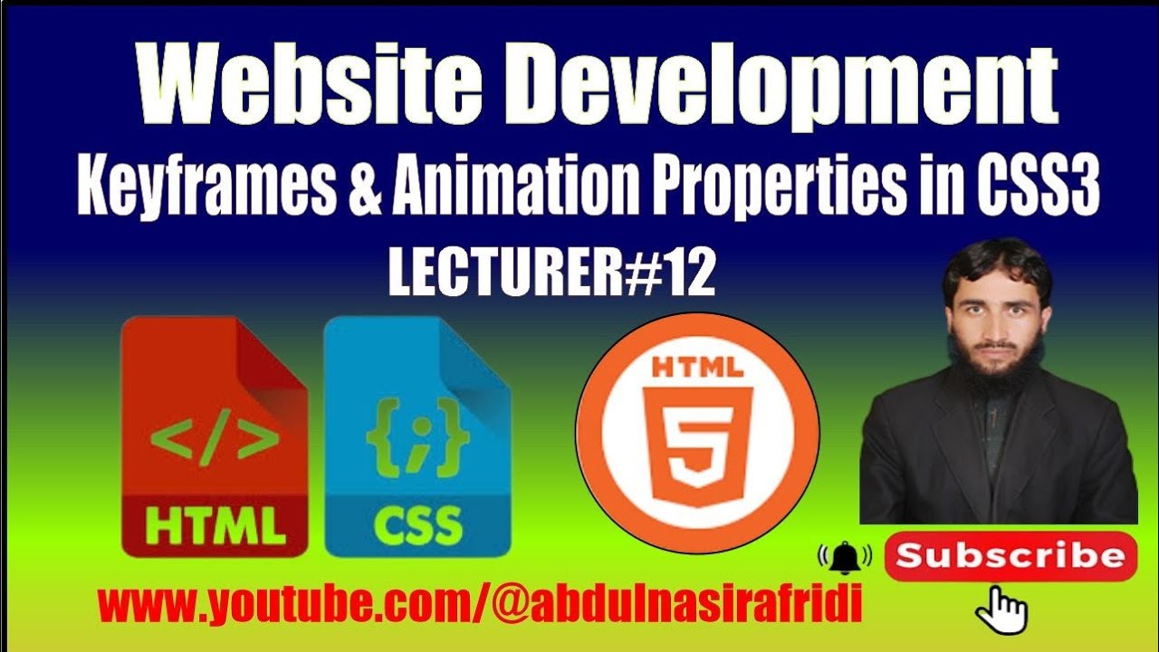 Lecture 12 Keyframe Animation Properties In Html5 Css3 Animation 5586