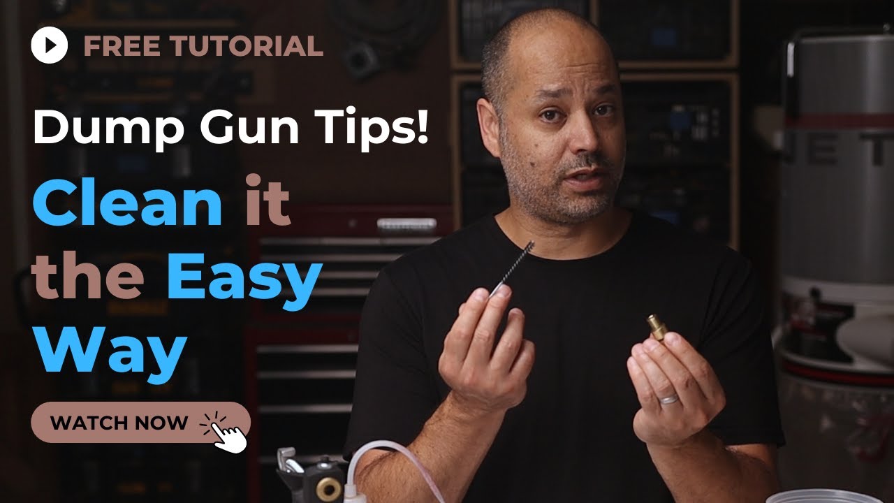 Gel Coat Dump Gun Basics || Cleanup the Easy Way || (Part 4 of 5) - YouTube