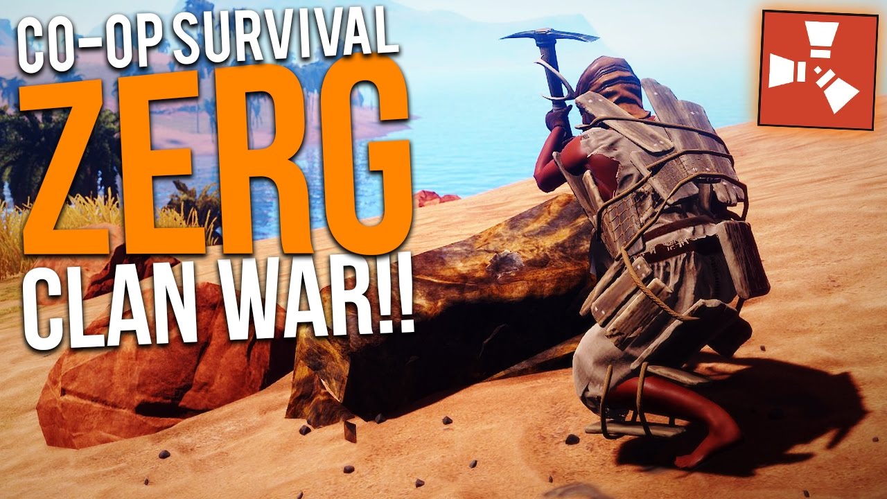 FRESH WIPE!! AND WELCOME TO ZERG CITY!! - Rust CO-OP Survival Gameplay ...