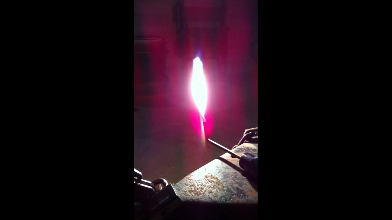 Map gas and oxygen torch - YouTube
