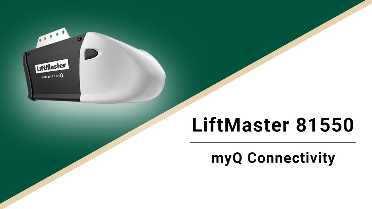LiftMaster 81550 myQ Features - YouTube