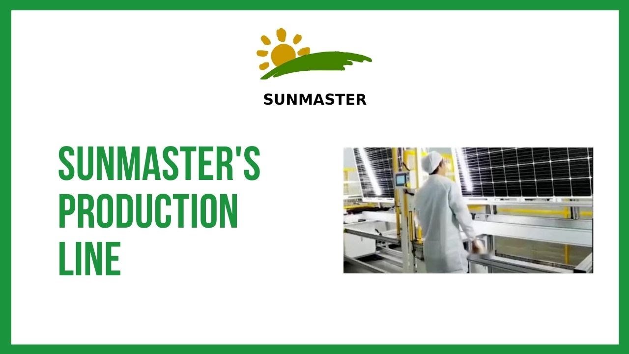 Sunmaster's Solar Panels Production Line - YouTube