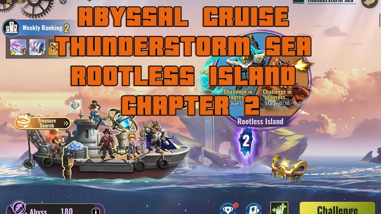 ABYSSAL CRUISE THUNDERSTORM SEA ROOTLESS ISLAND CHAPTER 2- METAL SLUG ...