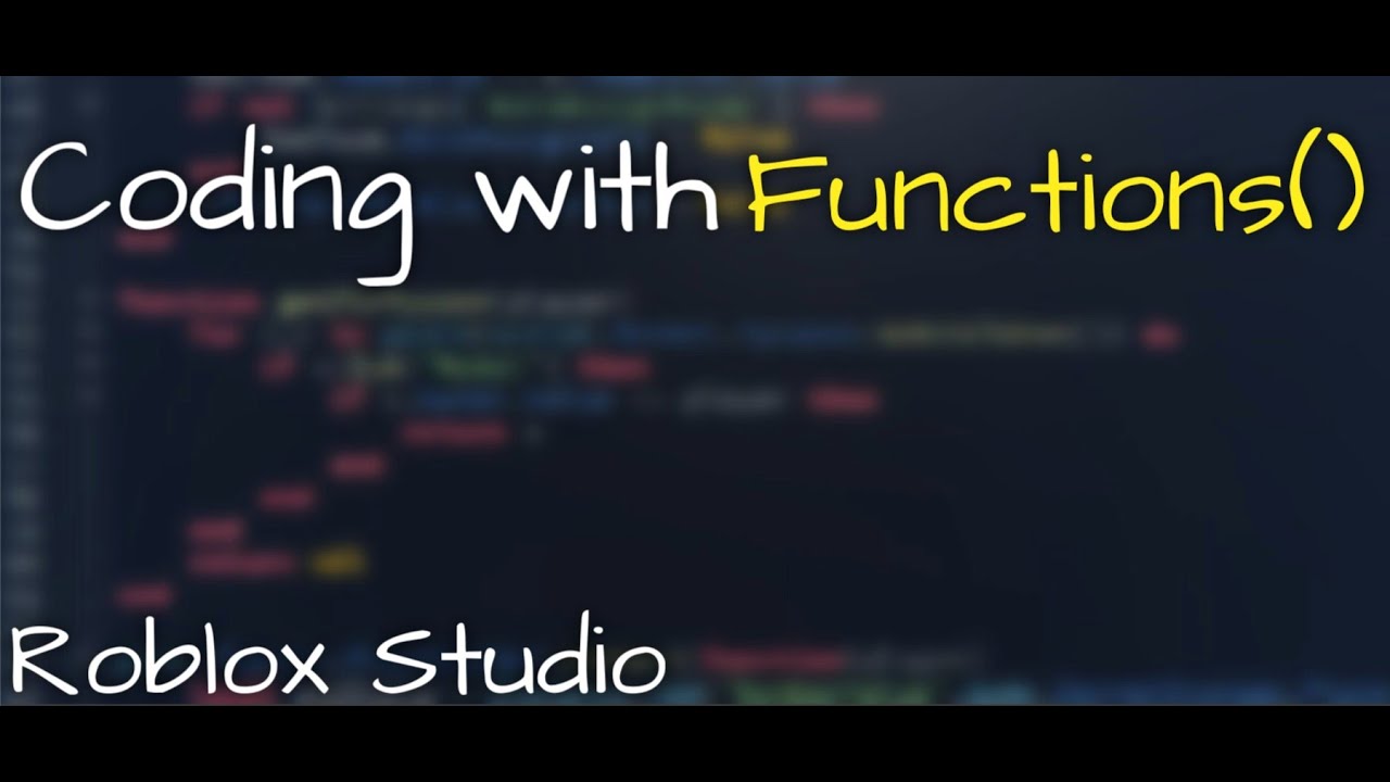 How To Use Functions In Roblox Studio YouTube how-to-use-functions-in-roblox-studio-youtube