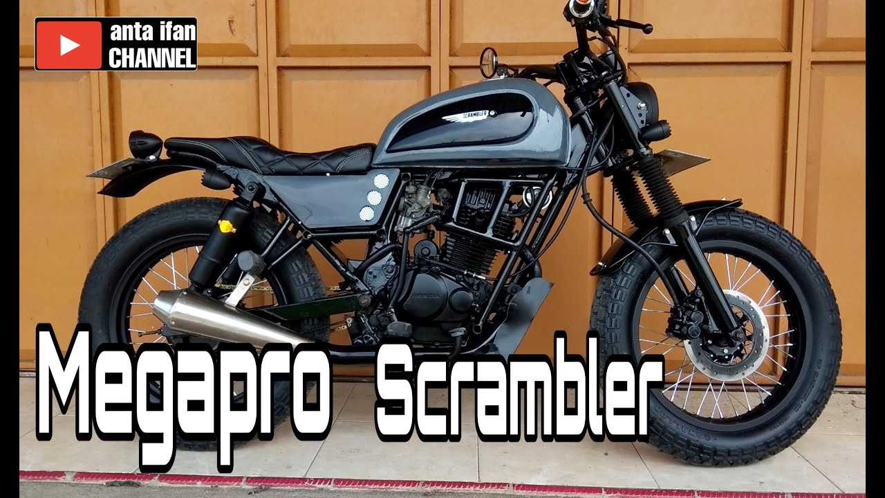 Megapro Scrambler 2005 - YouTube