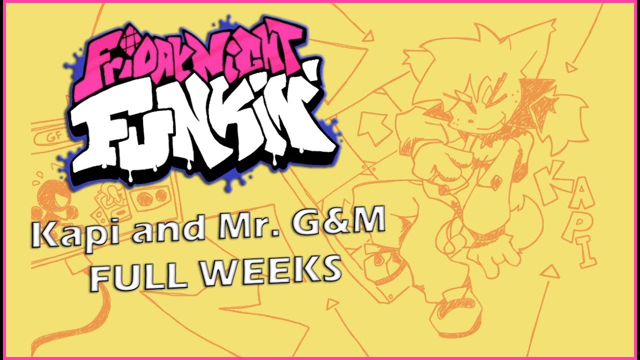 FNF Kapi Mod FULL WEEK - YouTube