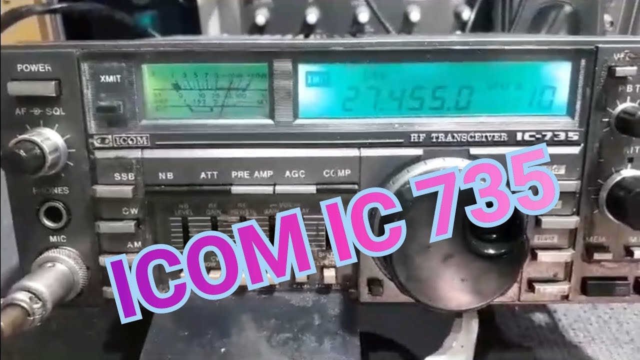 # 405 Icom IC 735 - YouTube