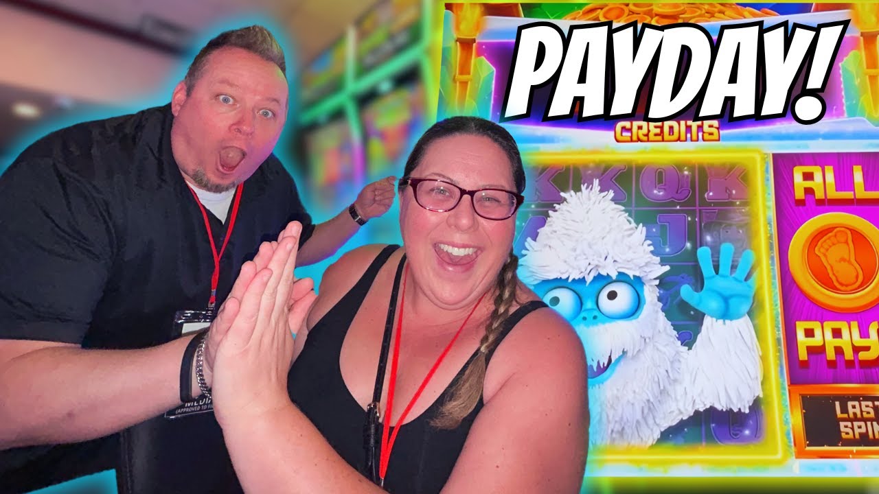 This Spooky Link Yeti Slot Machine PAID ME to Play! (BIG WIN) - YouTube