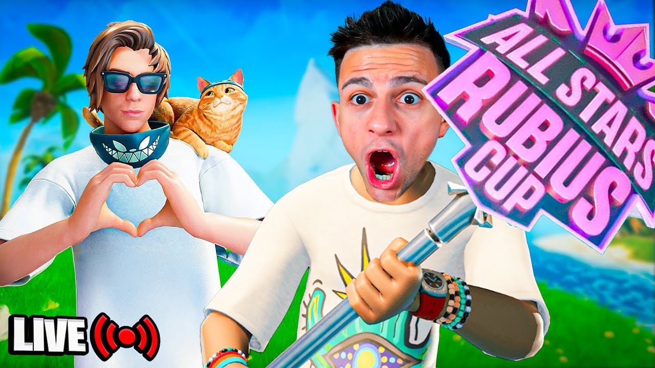 EL TORNEO PRESENCIAL DEL RUBIUS EN FORTNITE - Ampeterby7 - YouTube