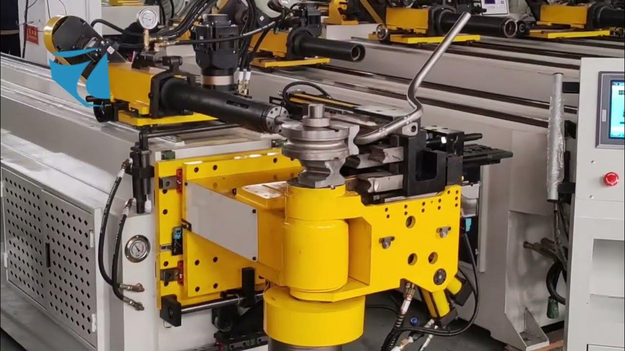 automatic tube bender pipe bending machine Bend motorcycle handlebars - YouTube