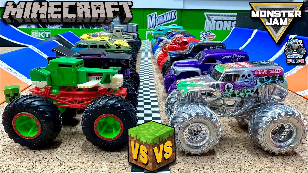 Toy Diecast Monster Truck Racing Tournament | Round #34 | Custom ...